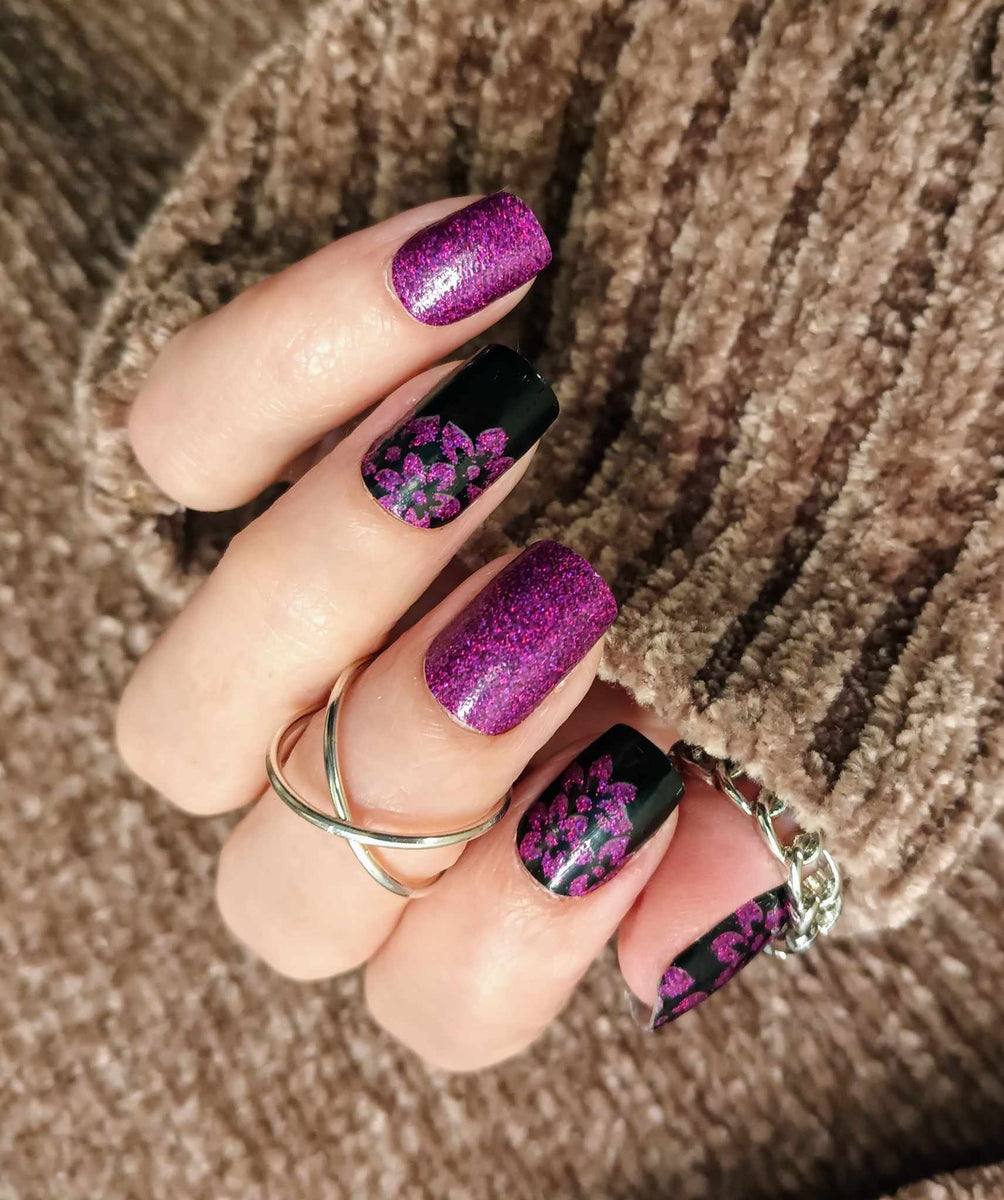 Wicked Blooms Nail Wraps – EmbraceYourStyleNails