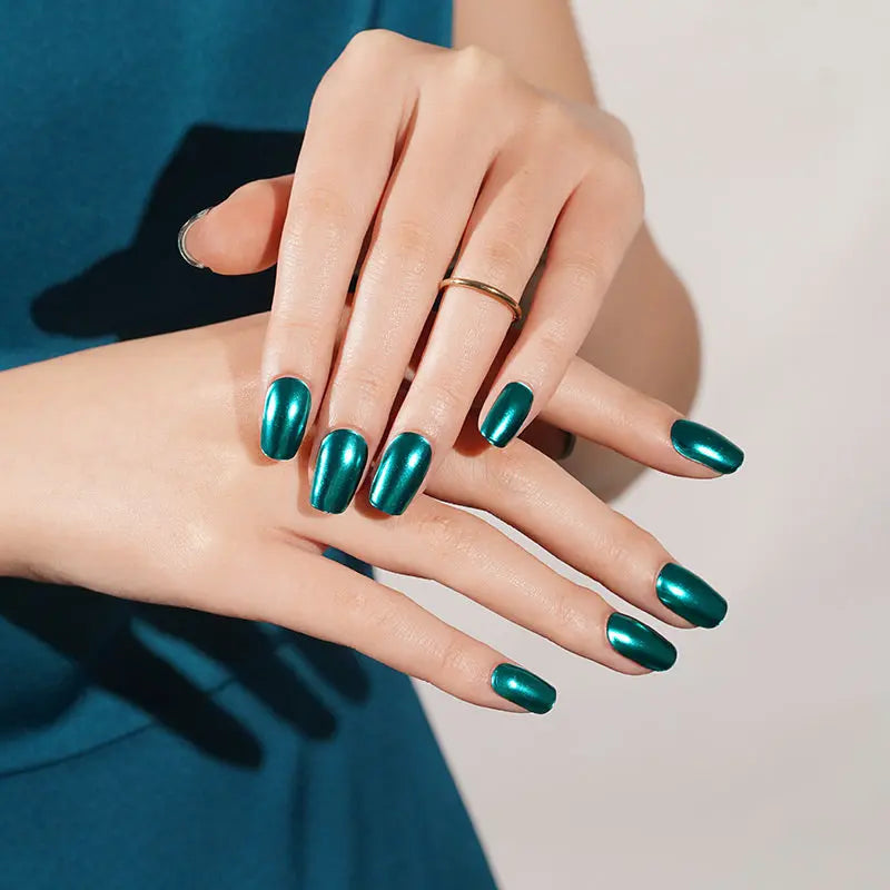 Electric Ivy Deluxe Semi-Cured Gel Nail Strips – EmbraceYourStyleNails